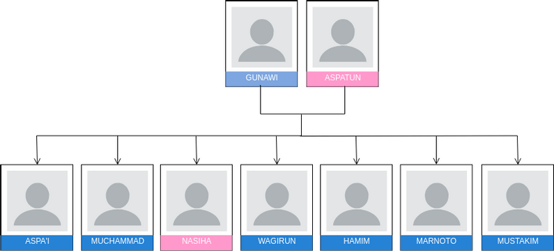 The Murphys' Family Tree | 비주얼 패러다임 사용자 기여 다이어그램 / 디자인